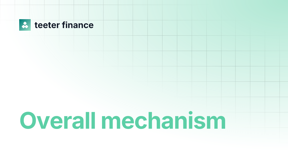 Overall mechanism | teeter finance